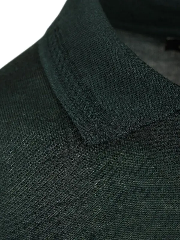 Etro Wool And Silk Polo Shirt