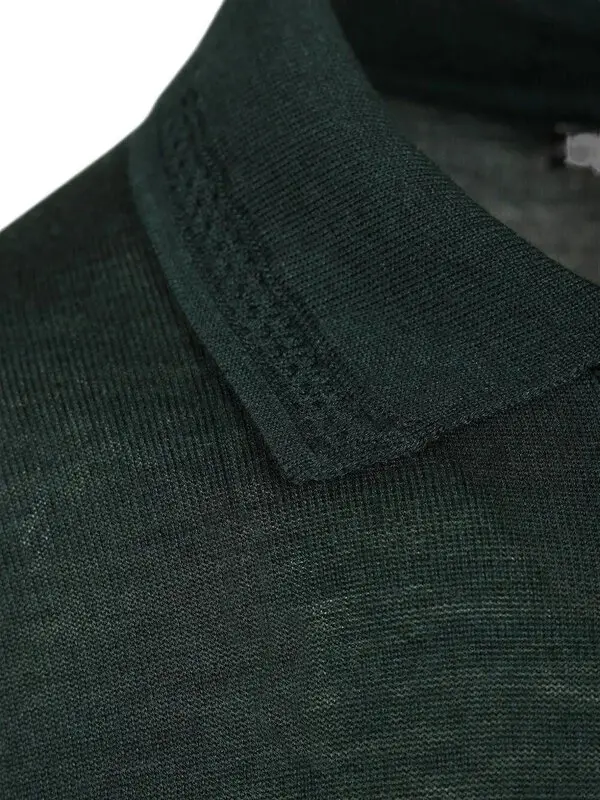 Etro Wool And Silk Polo Shirt