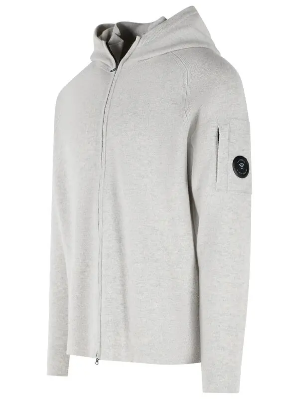 C.P. COMPANY Grey Wool Blend Sweater