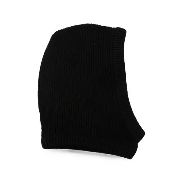 Rick Owens Ribbed Knit Hat - Black