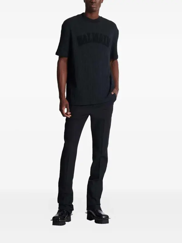 Balmain T-shirt With Pb Monogram