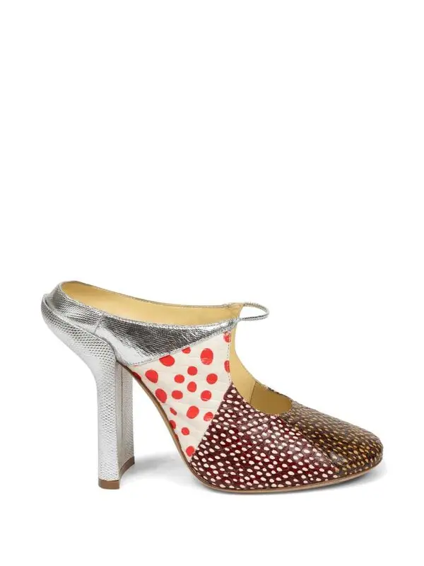 Dries Van Noten Multi-color Patchwork Heel - Multicolor