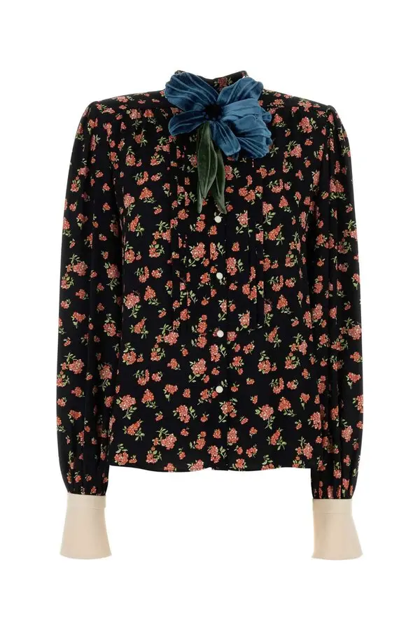Valentino Garavani Printed Crepe Shirt - Multicolor