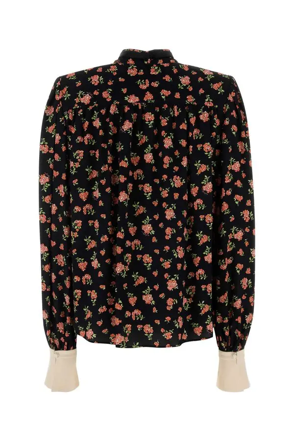 Valentino Garavani Printed Crepe Shirt