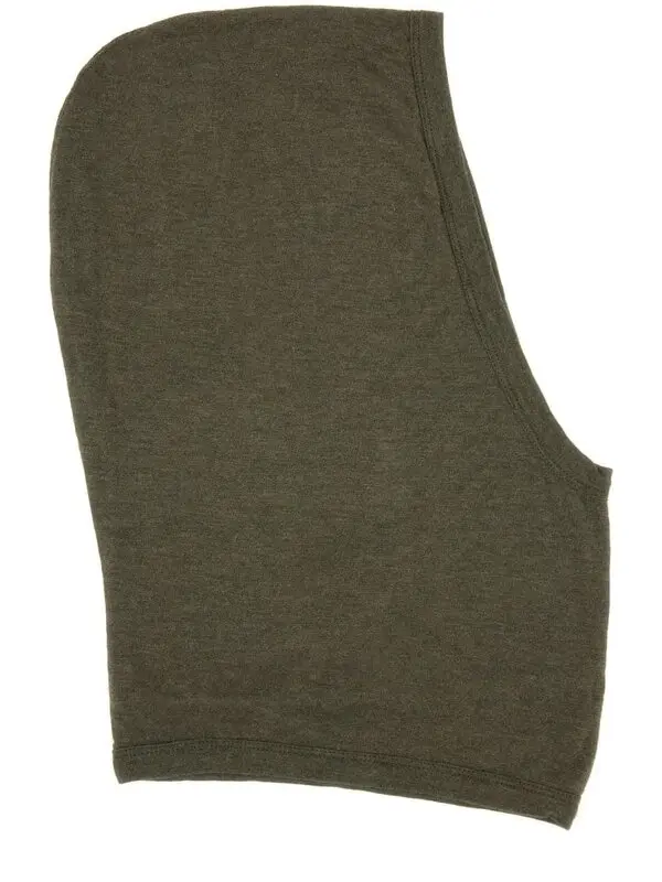 Rick Owens Knitted Hood - Green