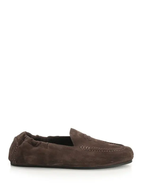 Celine Adam Suede Moccasin