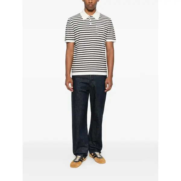 A.p.c. Neutrals Polo Shirts - Cream