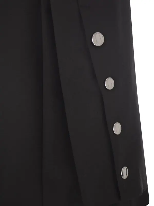 Sportmax Ranghi Stretch Wool Blazer - Black