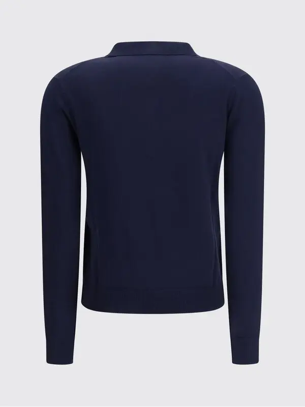 Max Mara Classic Knit Polo Shirt - Blue