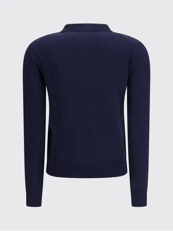 Max Mara Classic Knit Polo Shirt - Blue