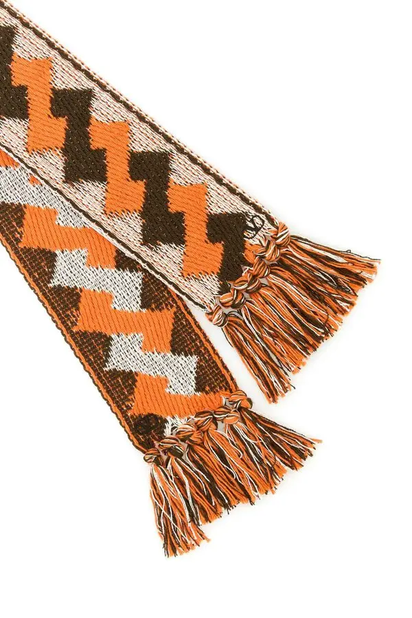 Valentino Garavani Embroidered Jacquard Scarf - Multicolor