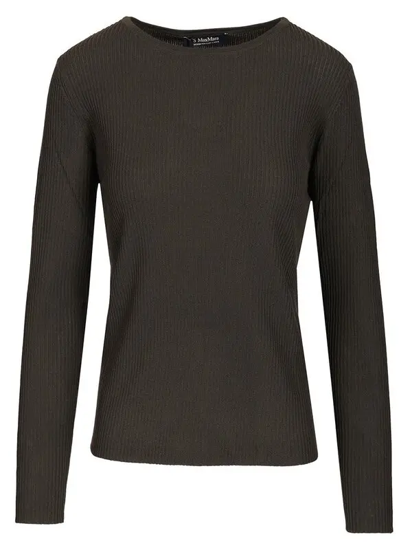 Max Mara Long-sleeved Sweater - Green