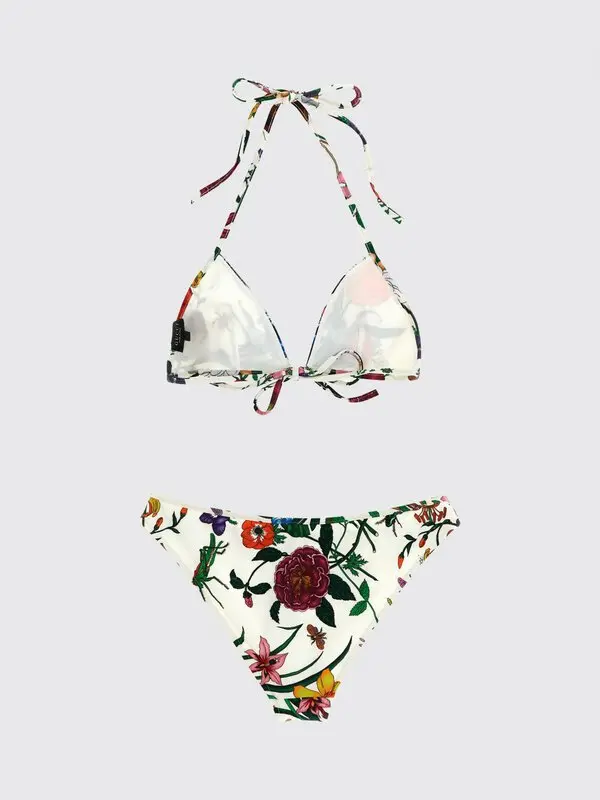 Gucci Floral Print Polyamide Bikini
