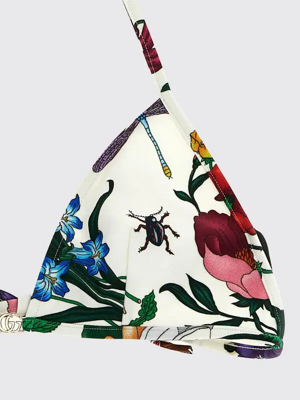 Gucci Floral Print Polyamide Bikini