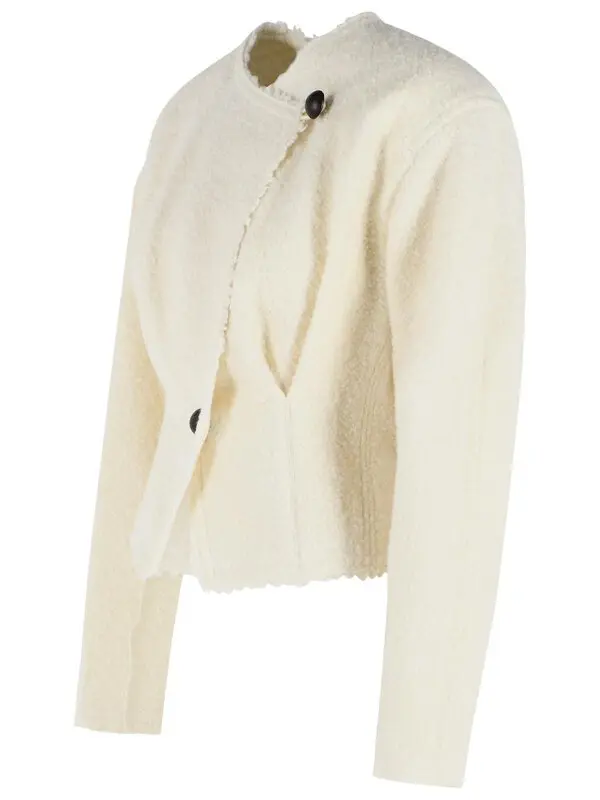 Isabel Marant Étoile Suna Virgin Wool Blend Jacket - Cream