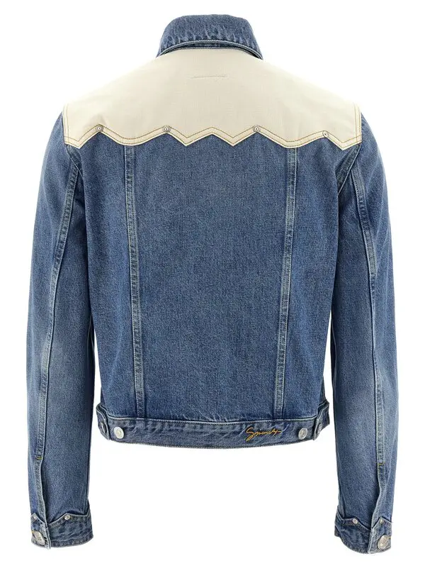 Givenchy Cotton Denim Jacket - Blue