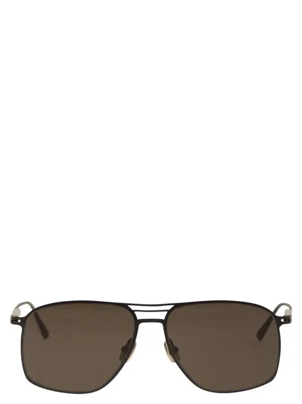 Brunello Cucinelli Titanium Sunglasses With Polyamide Lenses