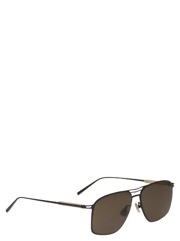 Brunello Cucinelli Titanium Sunglasses With Polyamide Lenses