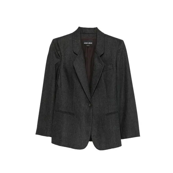 Giorgio Armani Grey Jackets Blazers