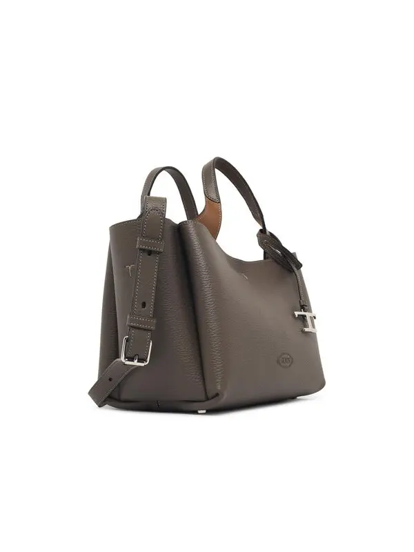 TOD'S Leather Mini Bag - Gray
