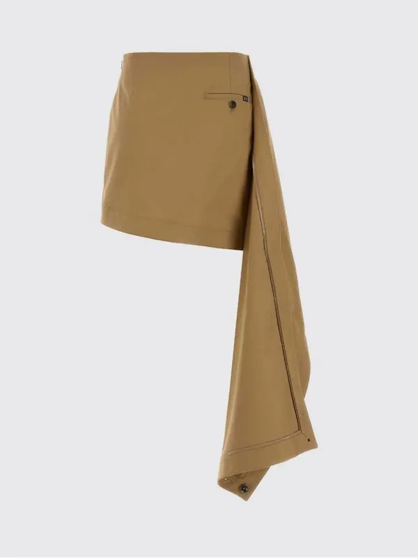 Loewe Cotton And Silk Asymmetric Skirt