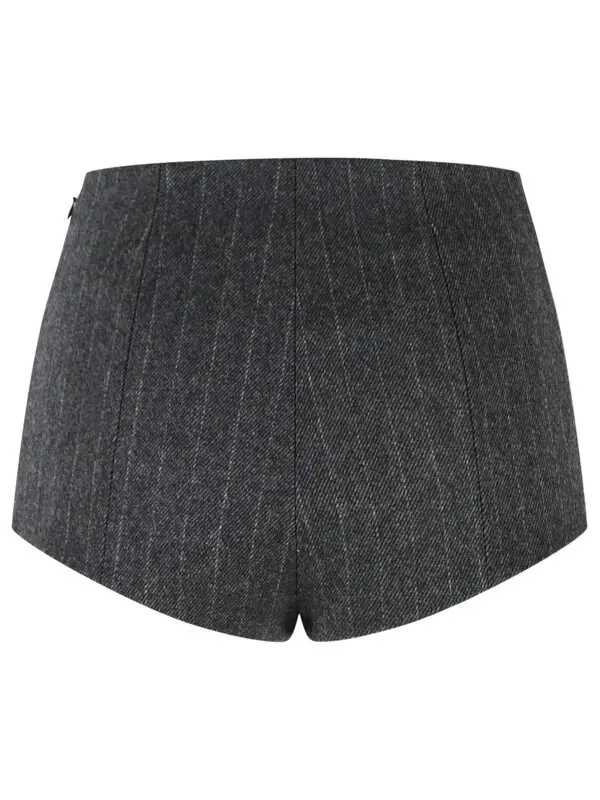 Andamane Tami' Melange Grey Wool Blend Culottes