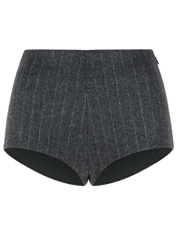 Andamane Tami Melange Wool Blend Culottes - Gray