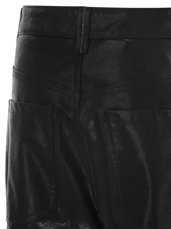 Brunello Cucinelli Nappa Leather Trousers