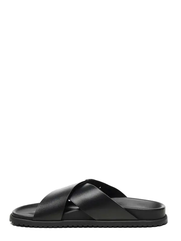 Dolce & Gabbana Calfskin Sandal - Black