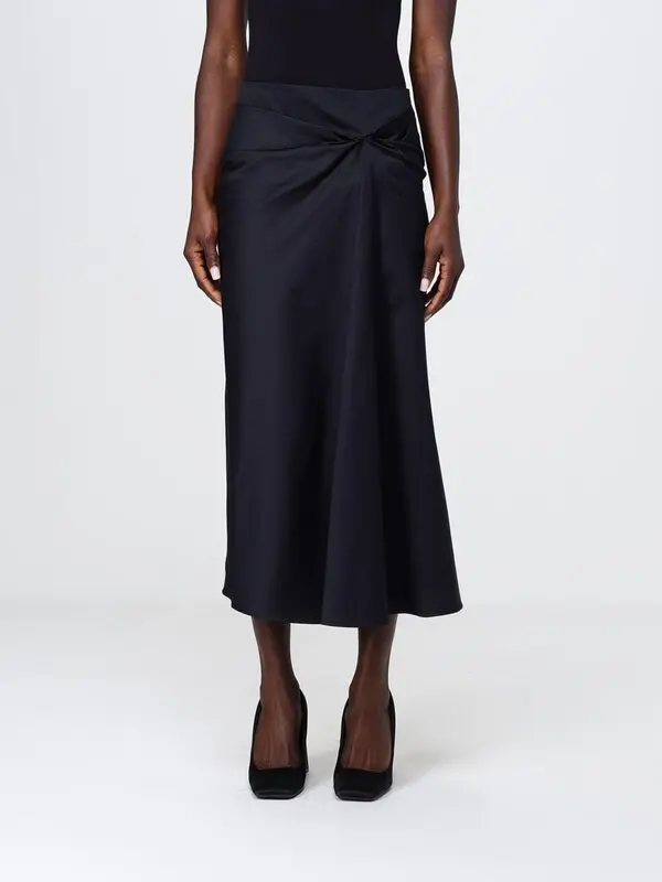 Max Mara Cotton Blend Skirt - Black
