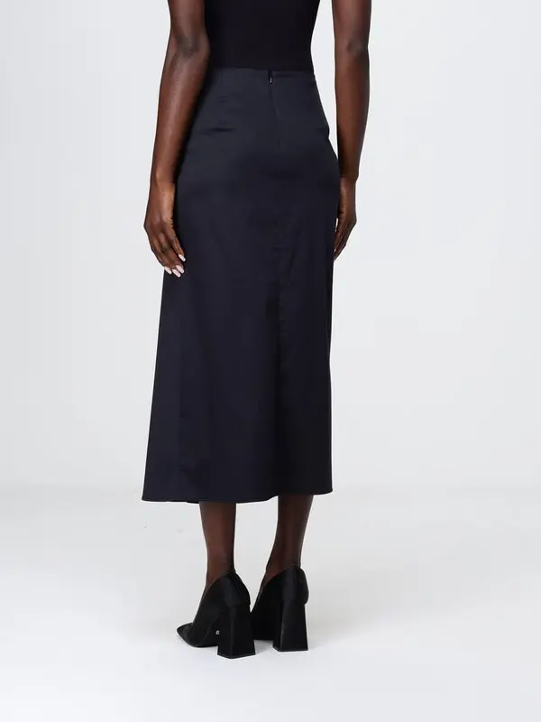 Max Mara Cotton Blend Skirt - Black