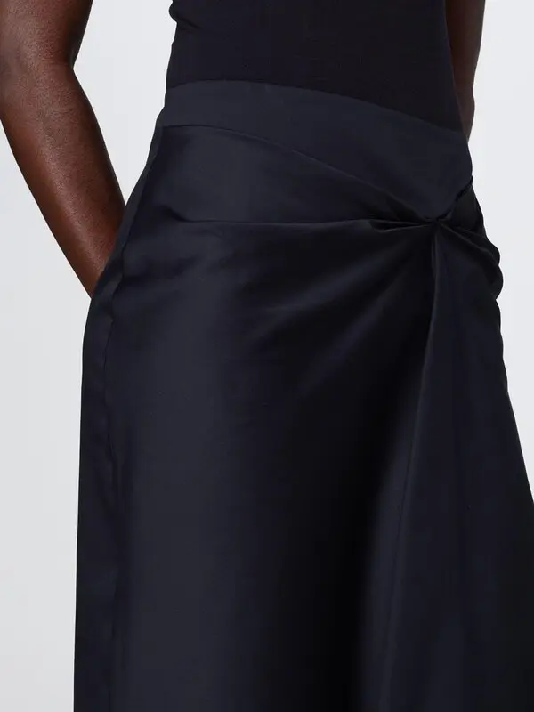 Max Mara Cotton Blend Skirt - Black
