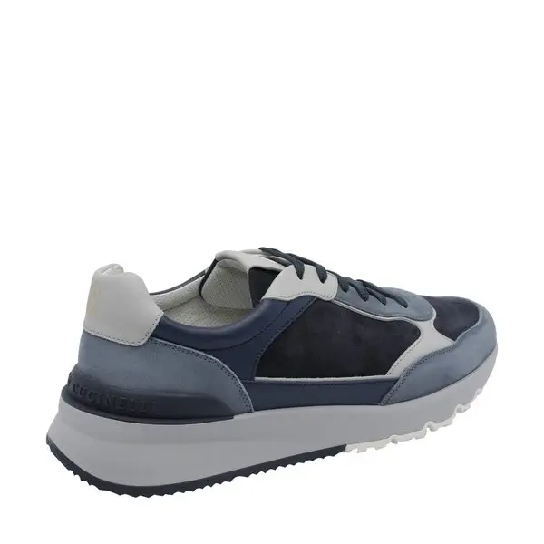 Brunello Cucinelli Suede Runner Sneakers With Logo