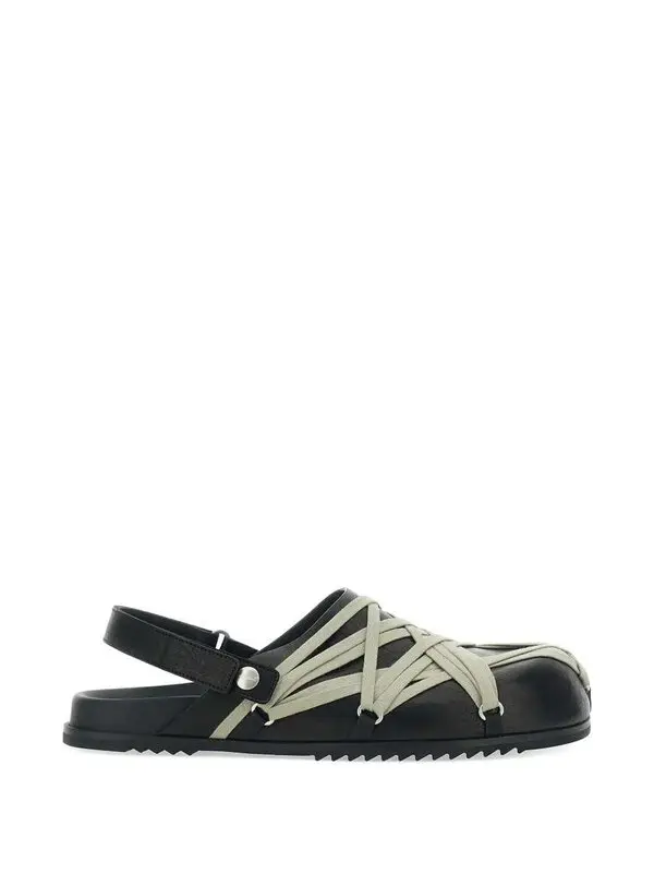 Rick Owens Temple Megalace Mules - Black