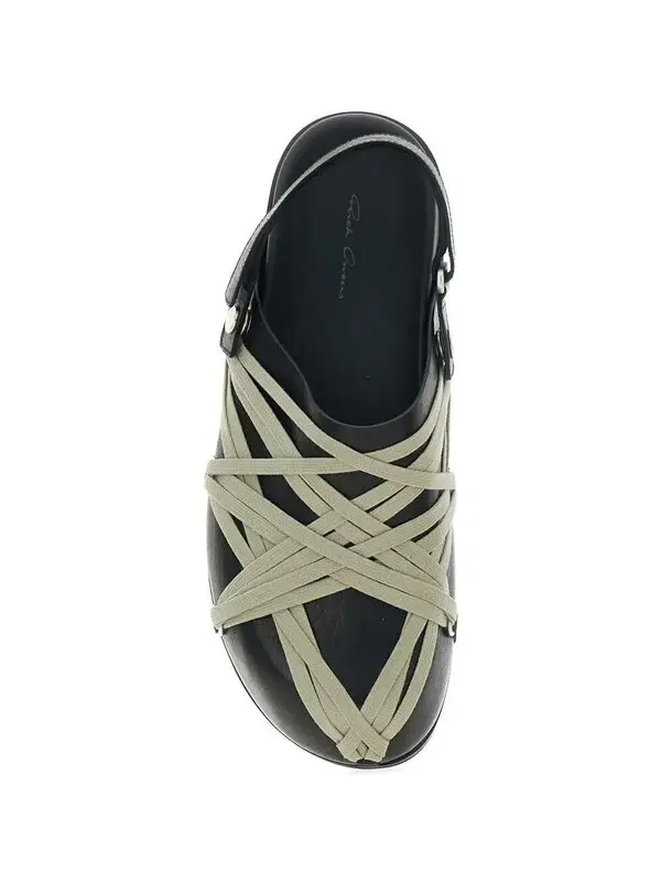 Rick Owens Temple Megalace Mules - Black