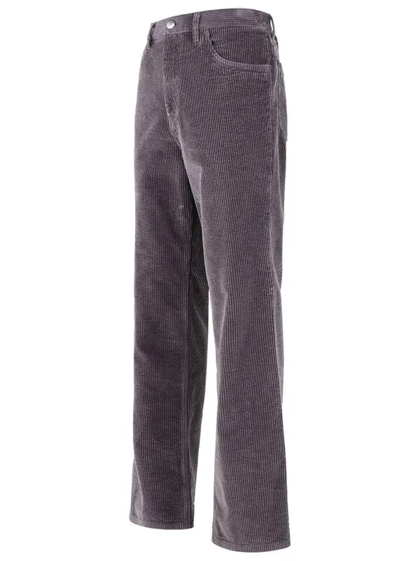 Marni Earth' Grey Cotton Flared Pants