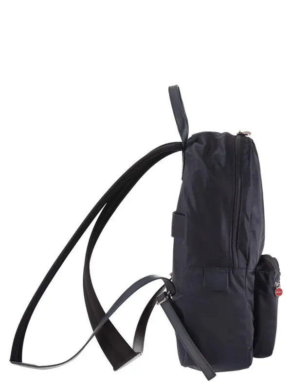 Kiton Technical Fabric Backpack With Logo