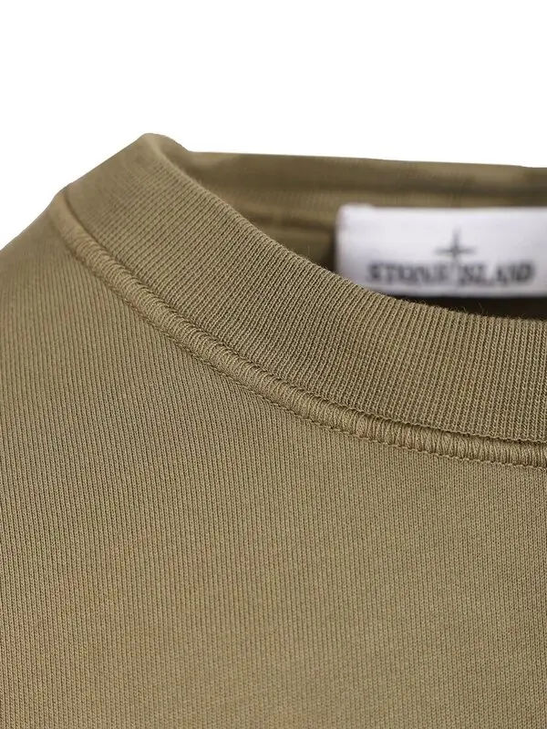 Stone Island Organic Cotton Sweatshirt
