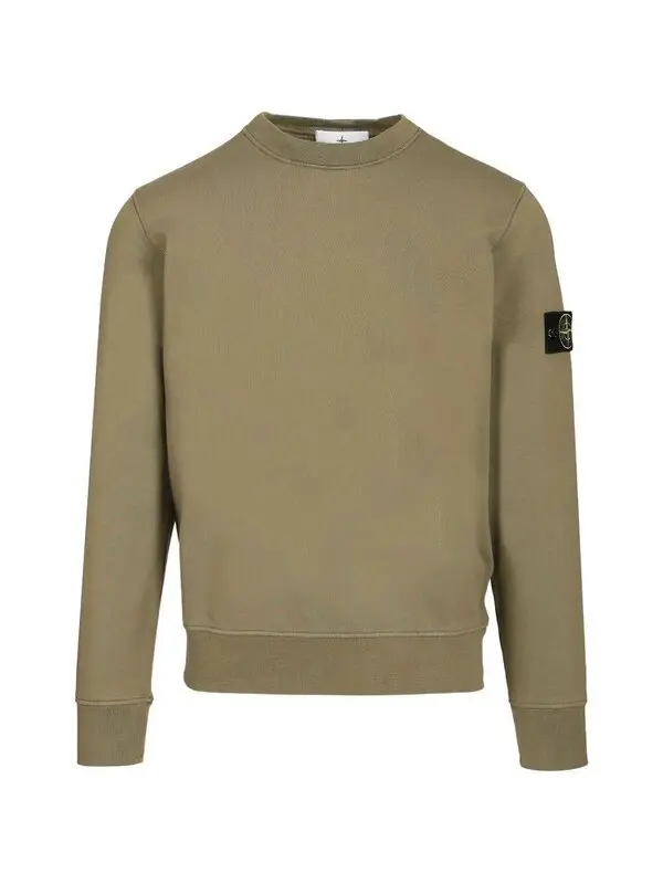 Stone Island Organic Cotton Sweatshirt - Green