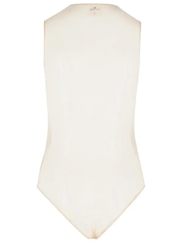 COURREGES And Beige Polyester Bodysuit