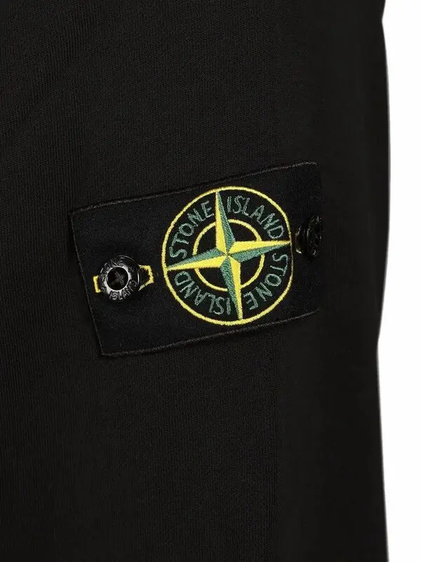 Stone Island Organic Cotton Fleece Cardigan Sweatshirt