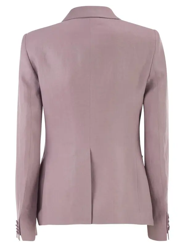 Tagliatore Double-breasted Linen Blazer