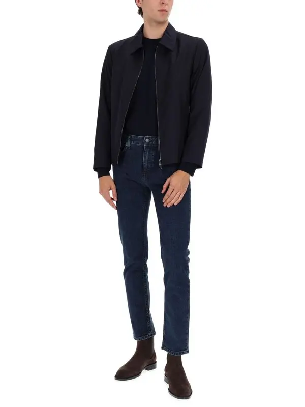 BOSS H-hanry-wing Wool Zip-up Jacket