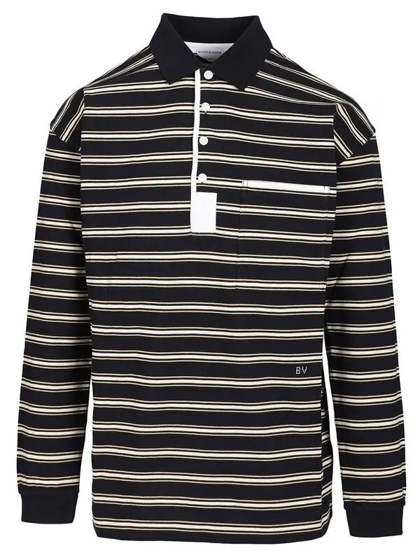 Bottega Veneta Striped Polo Shirt