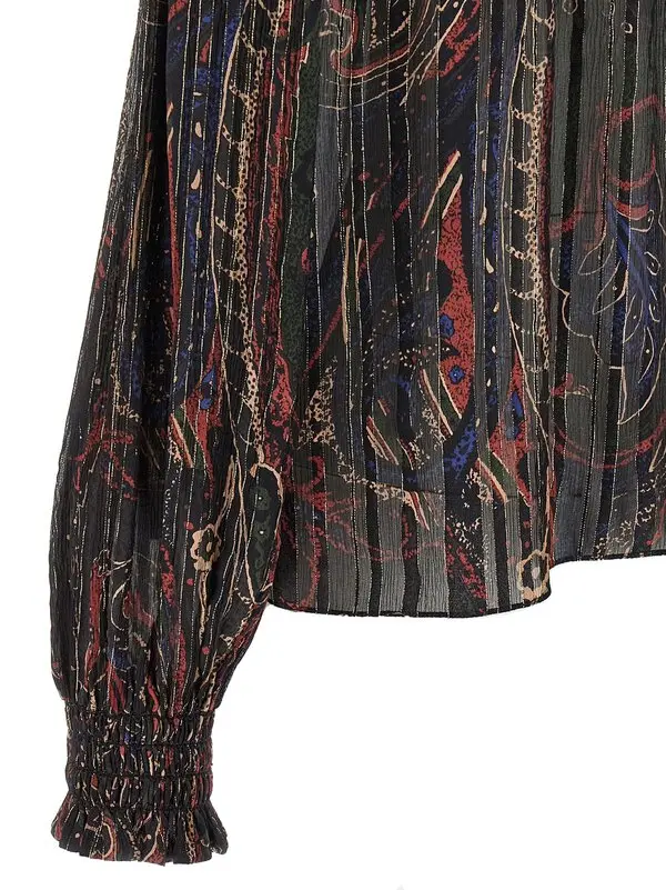 Saint Laurent Smock Stitch Blouse