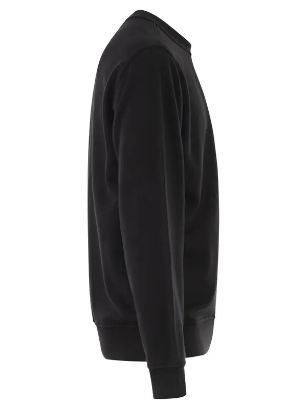 Stone Island Cotton Sweatshirt - Black