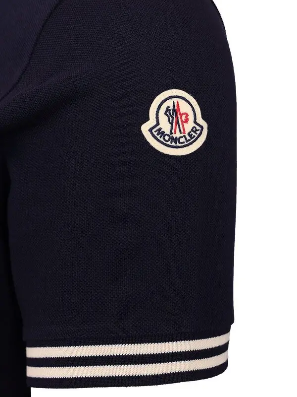 Moncler Piqué Polo Shirt