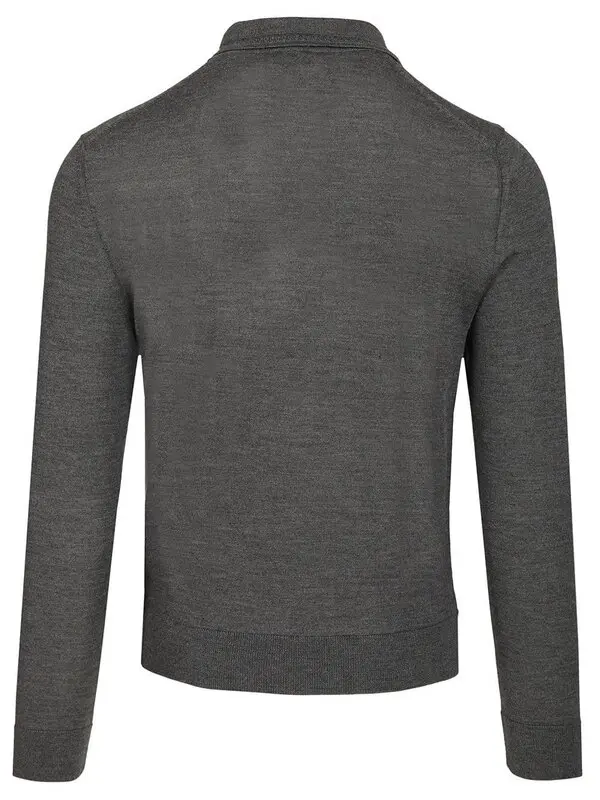 Etro Wool And Silk Polo Shirt
