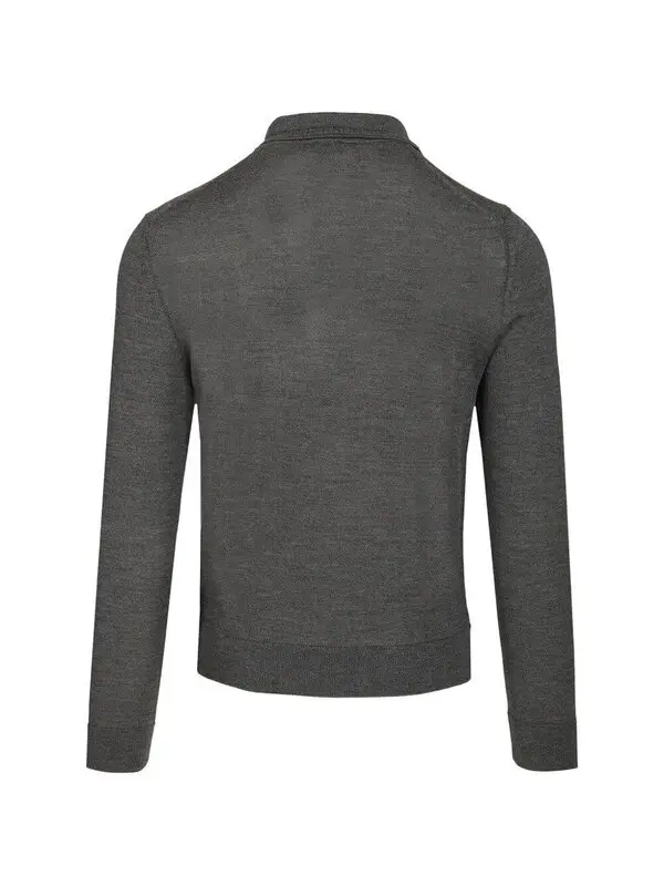 Etro Wool And Silk Polo Shirt
