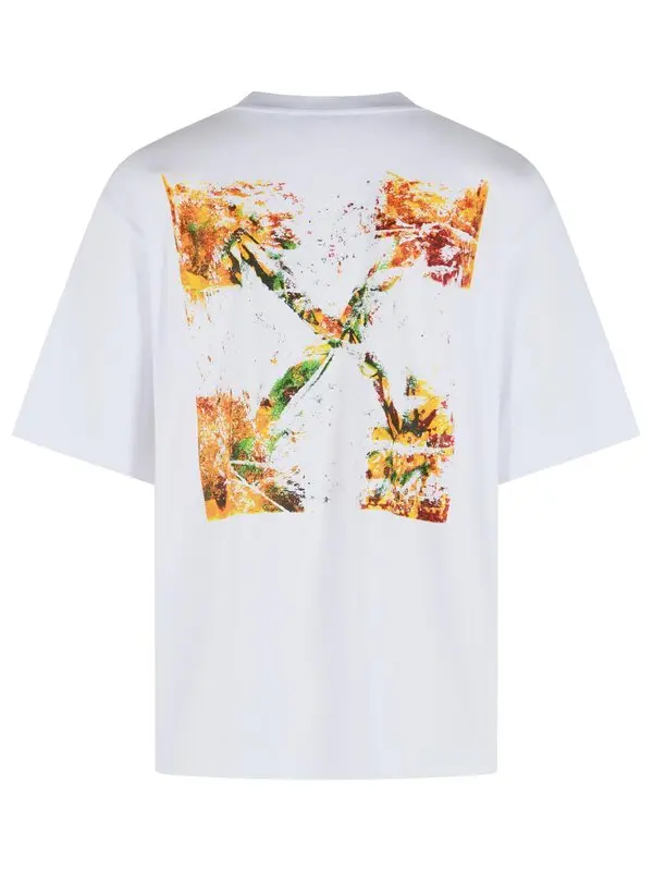Off-White Spices Arrow' Cotton T-shirt - White